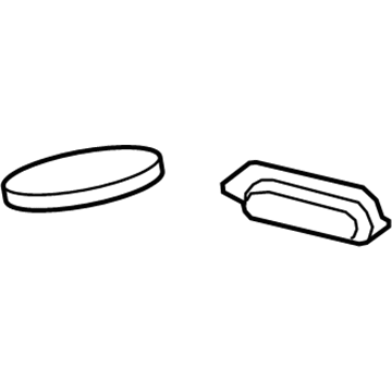 63117225299 Genuine BMW Set, Cover Caps, Headlight, Left | BMW Parts Deal