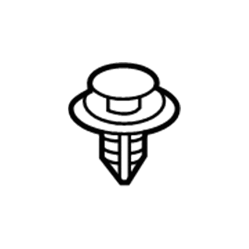 07142754954 Genuine BMW Clip With Washer, Grey | BMW Parts Deal