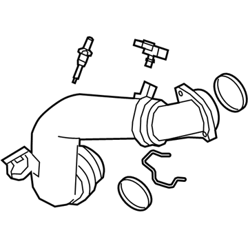 BMW 540i xDrive Air Intake Hose - Genuine OEM | BMW Parts Deal