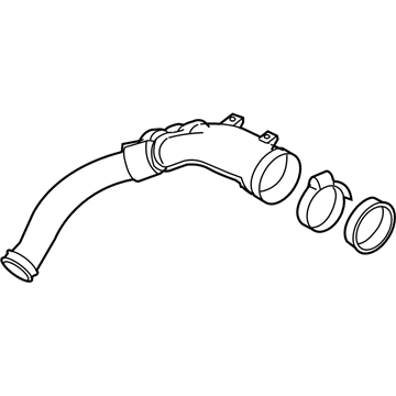 13717582312 Genuine BMW Filtered Air Pipe | BMW Parts Deal