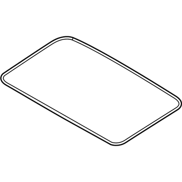 54137344553 Genuine BMW Circul.Sliding/Lifting Roof Cover Gasket | BMW ...