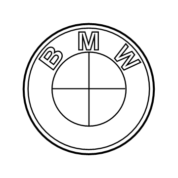 BMW 540i xDrive Emblem - Genuine OEM | BMW Parts Deal