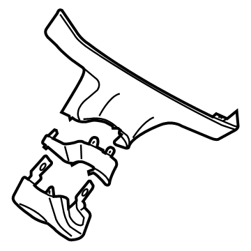 51166817653 Genuine BMW Mirror Base Cover Set | BMW Parts Deal