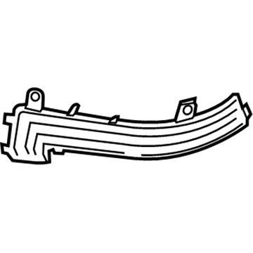 63137280771 Genuine BMW Auxiliary Turn Indicator, Mirror, Left | BMW ...