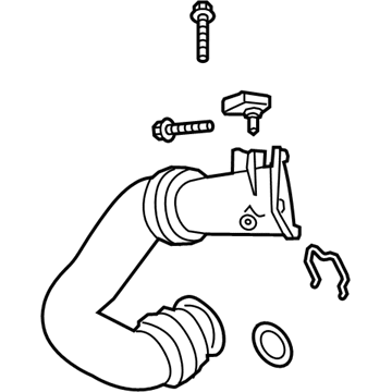 13718601683 Genuine BMW Charge Air Line | BMW Parts Deal