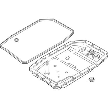 24152333903 Genuine BMW Transmission Oil Pan With Filter Repair Set ...