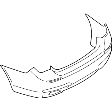 51127898876 Genuine BMW Panel, Bumper, Primed, Rear | BMW Parts Deal