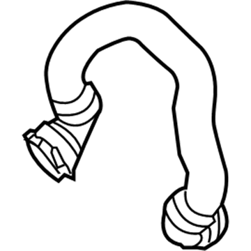 17127612444 Genuine BMW Radiator Coolant Hose Upper | BMW Parts Deal