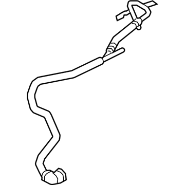 11538485578 Genuine BMW Coolant Line, Return From Turbocharger | BMW ...