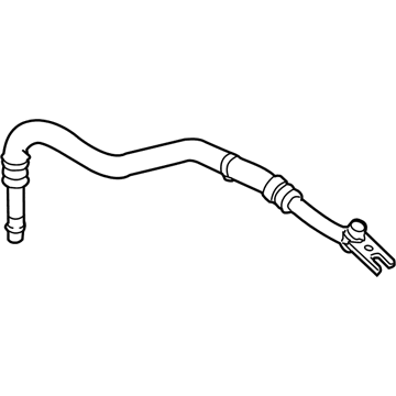 17227567208 Genuine BMW Engine Oil Cooler Pipe, Return | BMW Parts Deal