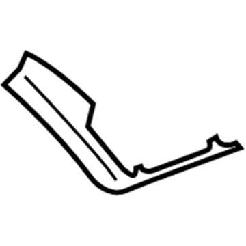 64229270671 Genuine BMW Accent Strip For Fresh Air Grille Left | BMW ...