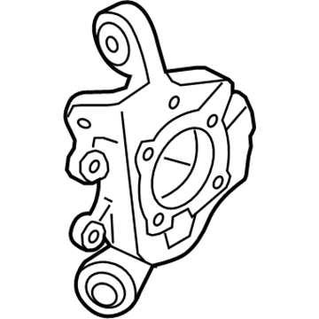 33406797569 Genuine BMW Wheel Carrier, Rear Left | BMW Parts Deal