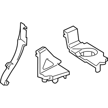 63117395524 Genuine BMW Set, Holder, Headlight Right | BMW Parts Deal